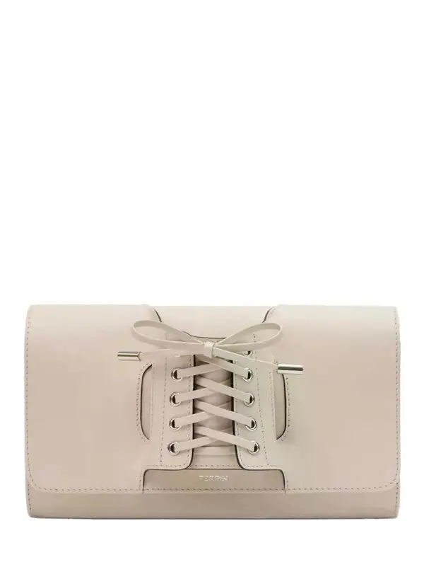 Perrin La Corsette Lace-up Clutch Bag - Neutrals