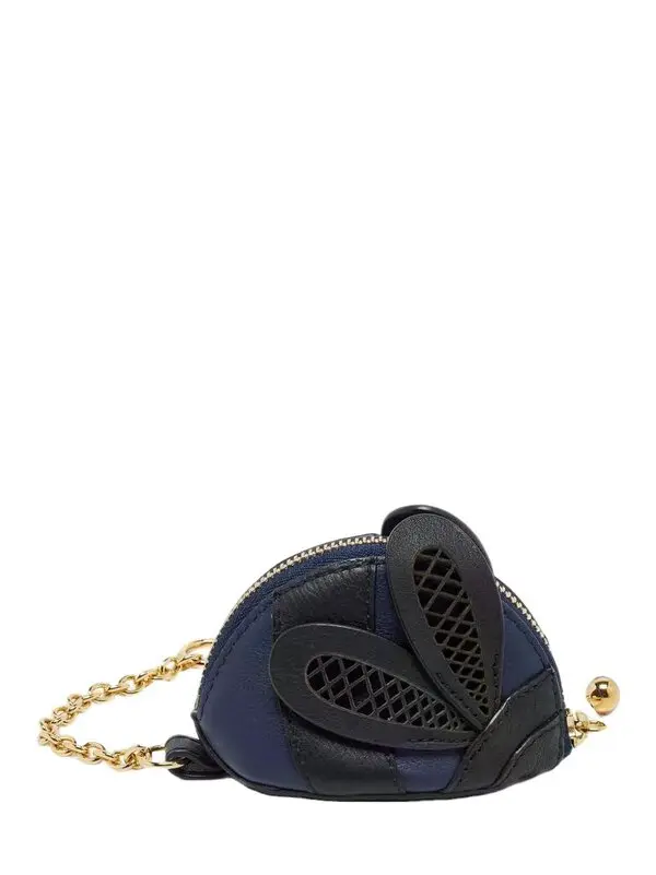Burberry Bee Chain-strap Coin Bag - Black
