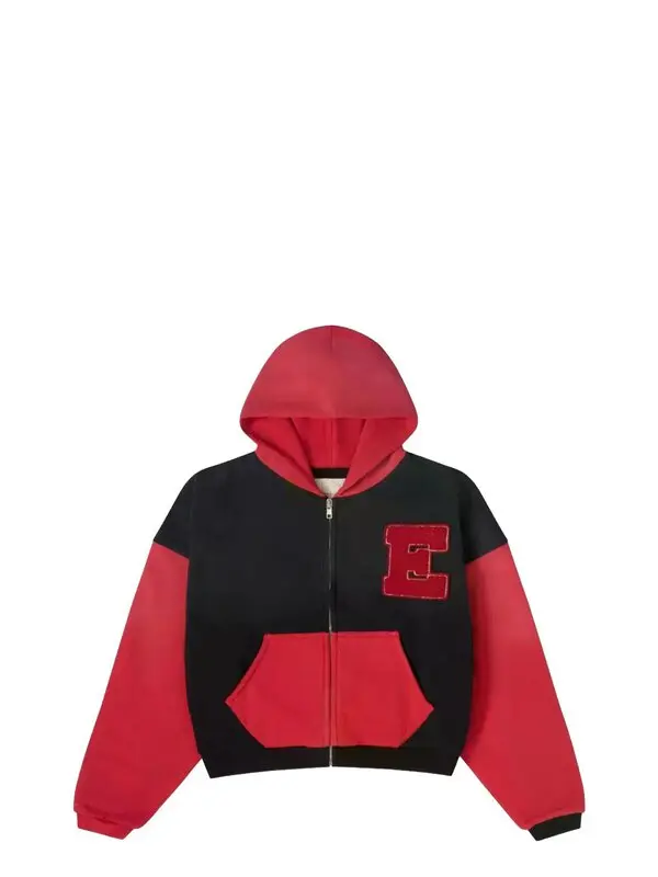 ERL Varsity Logo-patch Hoodie - Black