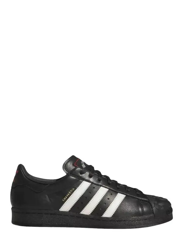Adidas X Willy Chavarria Superstar Leather Sneakers - Black