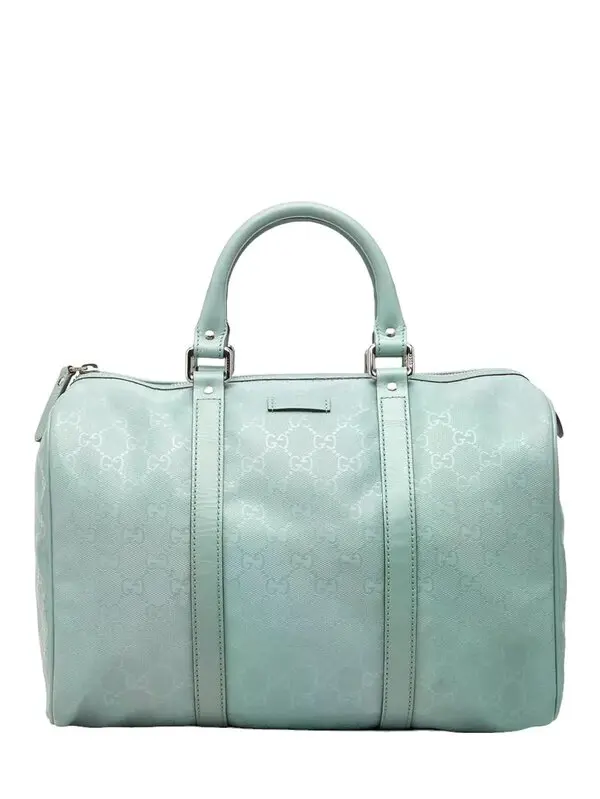 Gucci 2000-2015 Medium Gg Imprime Joy Boston Bag - Blue