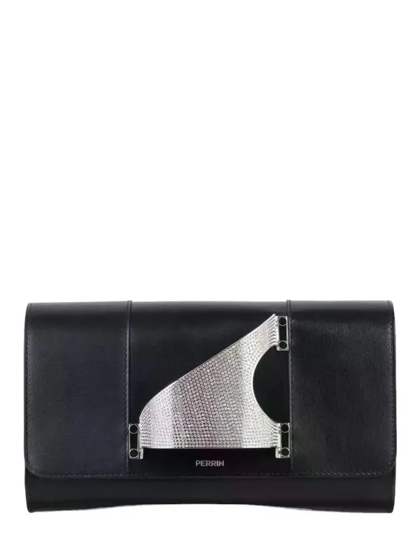 Perrin L'eiffel Strass Glove Clutch Bag - Black