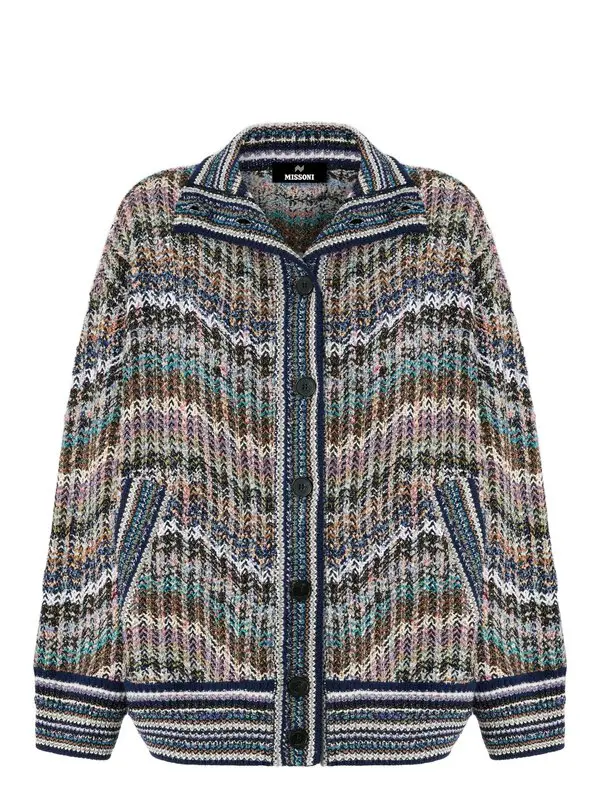 Missoni Oversized Cardigan With Sequin Applications - Multicoloured