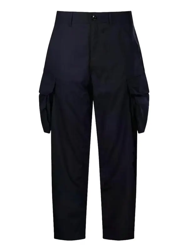 Comme Des Garçons Multi-pocket Cargo Pants - Blue
