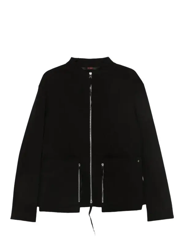 MA+ Zip-up Pocket-detail Jacket - Black