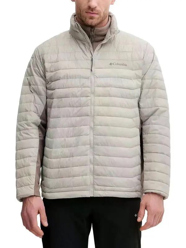 Columbia Quilted Panelled Jacket - Grey
