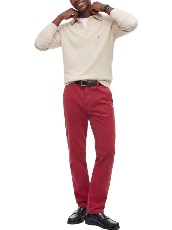 Tommy Hilfiger Button-up Collar Sweater - Neutrals