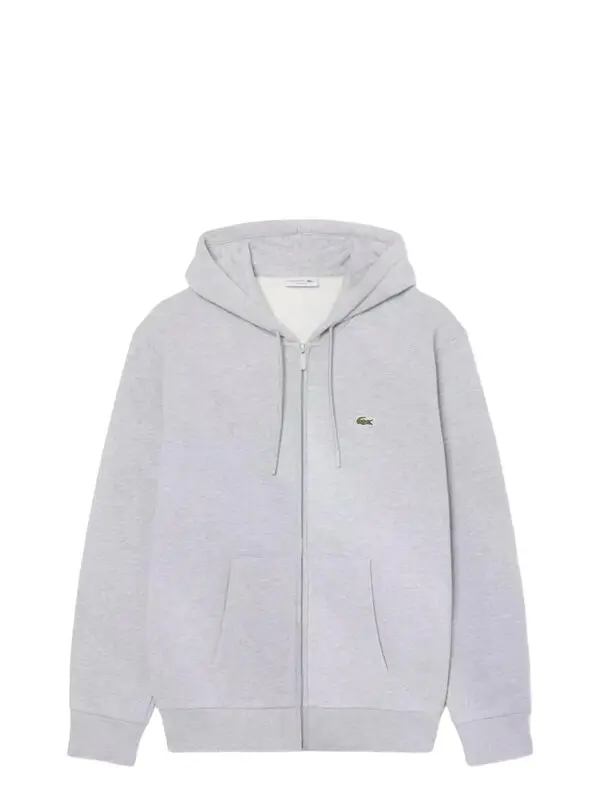 Lacoste Fleece Hoodie - Grey