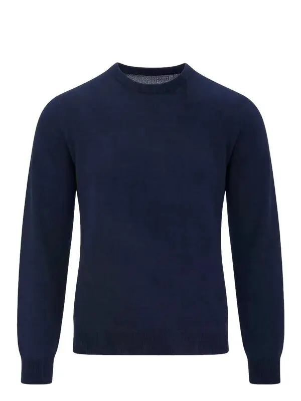 K-WAY Crew-neck Knitted Sweater - Blue