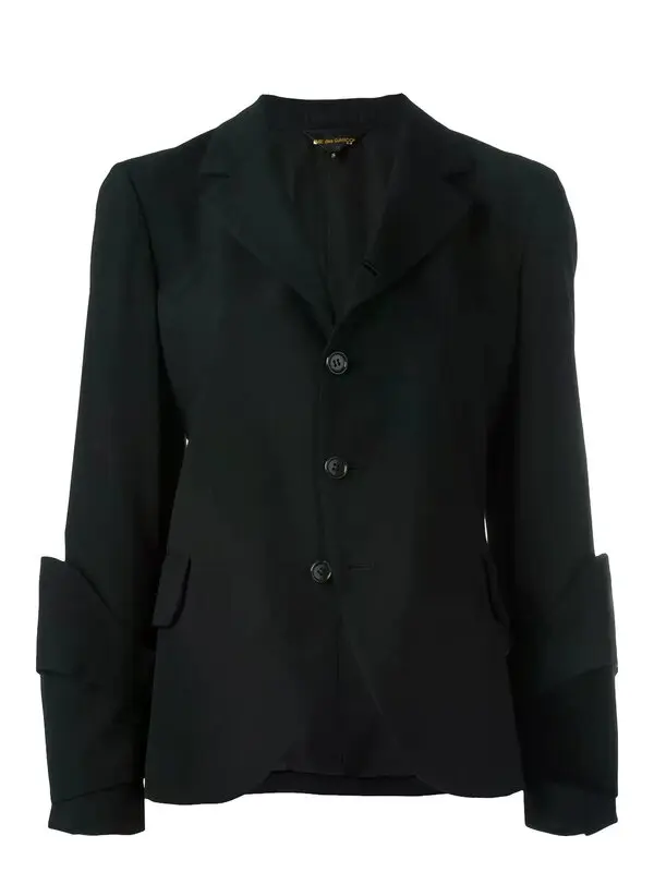 Comme Des Garçons Three Button Blazer - Black
