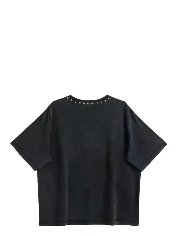 ACUPUNCTURE 1993 Punker Tee Logo-print T-shirt - Black