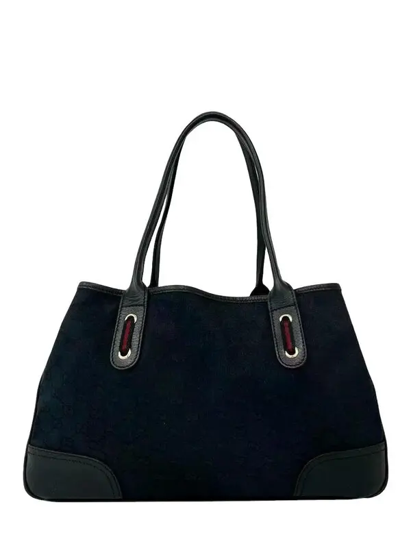 Gucci 2000-2015 Gg Canvas Princy Tote Bag - Black
