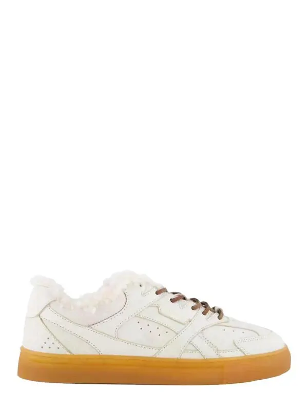 COPENHAGEN  Cph63 Shearling-trim Sneakers - Neutrals