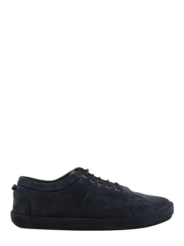 Marsèll Scatopelle Suede Leather Derby Shoes With Round Toe And Rubber Sole - Blue