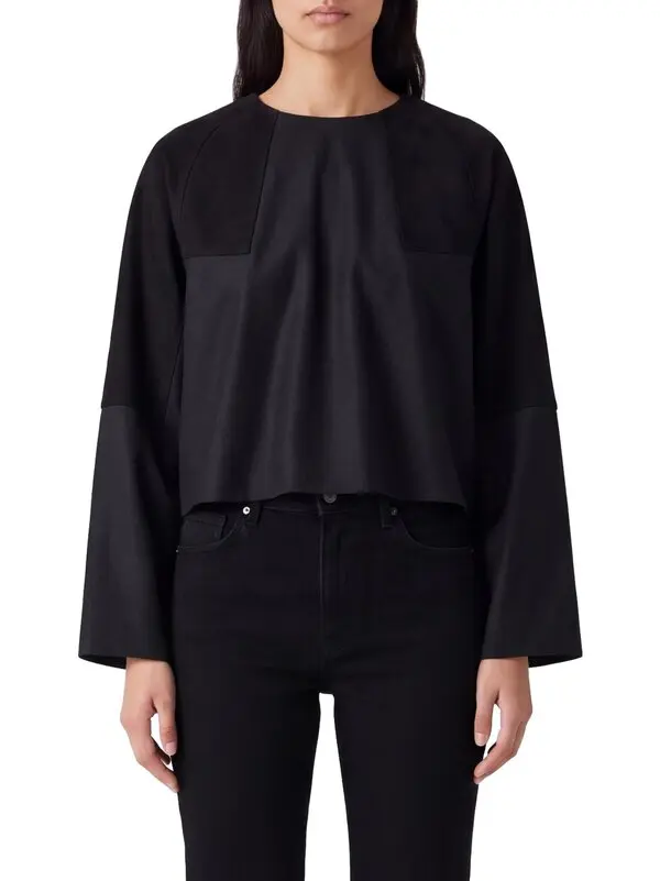 Max Mara Afa Relaxed Fit Virgin Wool Sweater With Back Closure - Grey