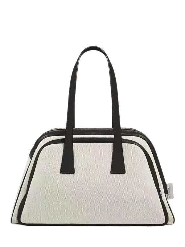 AVITEUR Leather-trim Canvas Pet Carrier - Neutrals