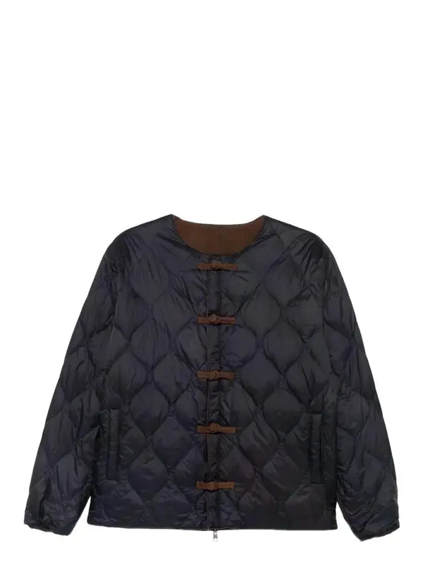 Taion Quilted Toggle-fastening Jacket - Blue