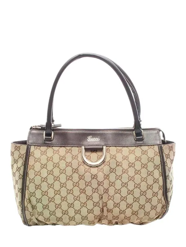 Gucci 2000-2015 Gg Canvas Abbey D Ring Tote Bag - Neutrals