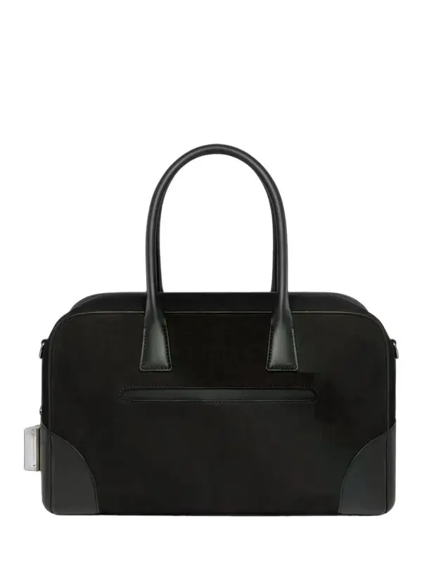 AVITEUR Medium Cristallo Nubuck Holdall - Black