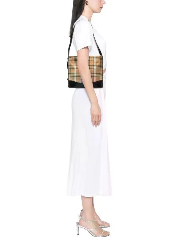Burberry 2000-2017 Haymarket Check Canvas Tote Bag - Neutrals