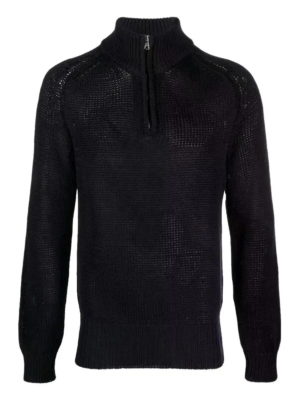 Orlebar Brown Lennard Organic-cotton Jumper - Blue