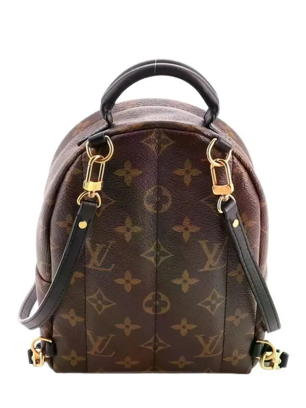 LOUIS VUITTON Palm Springs Monogram Canvas Mini Backpack - Brown