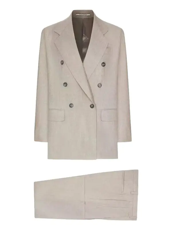 Tagliatore Double-breasted Suit - Neutrals