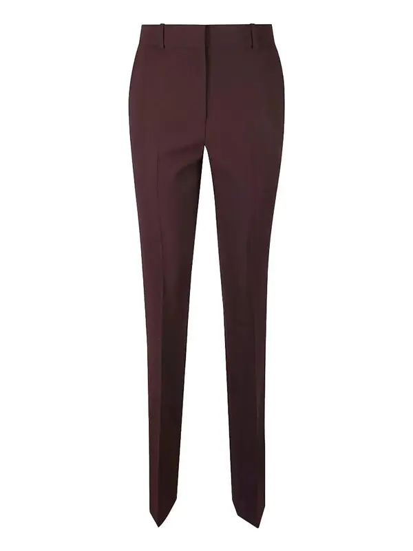 IRO PARIS Pressed-crease Cigarette Pants - Red