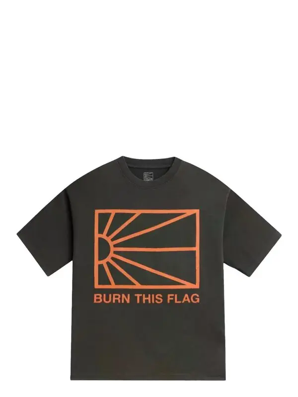 RASSVET Borders Graphic-print T-shirt - Black