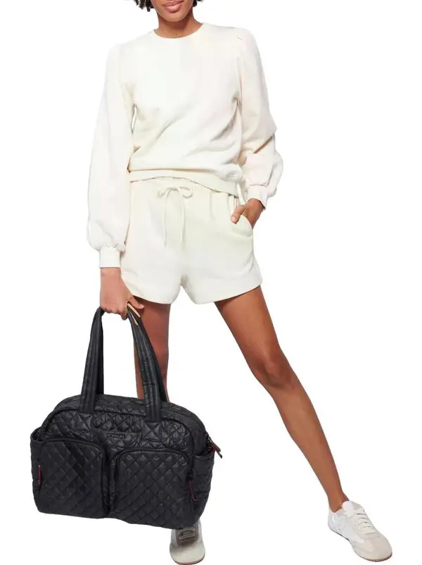 Mz Wallace Nik Quilted Holdall - Black