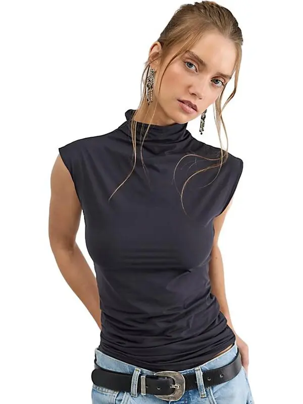 INTIMATELY Date Night Duo Muscle Tee At - Black