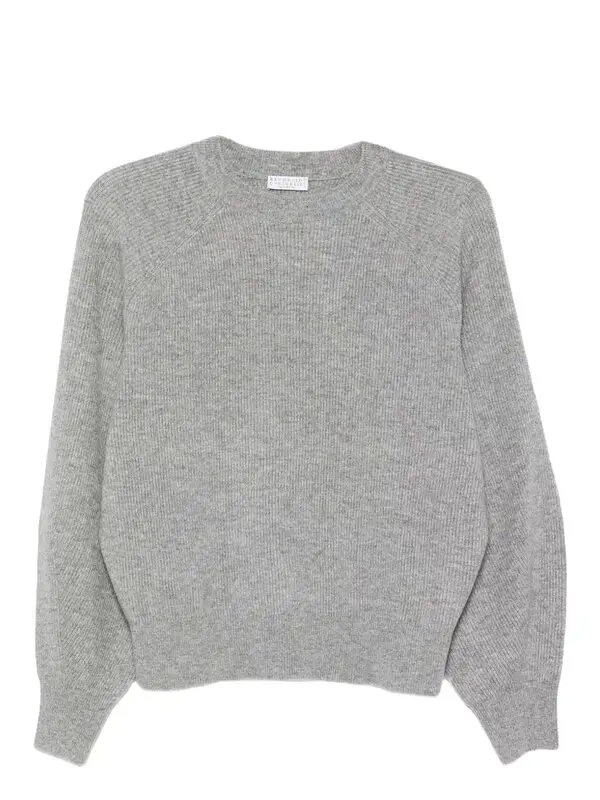 Brunello Cucinelli Raglan-sleeve Sweater - Grey