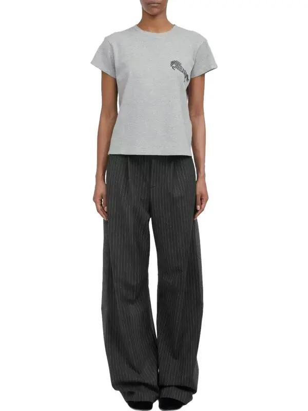 MAISON MARGIELA Graphic-print T-shirt - Grey