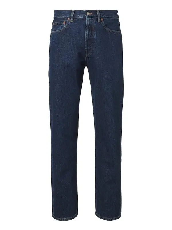 Thom Sweeney Easy Fit Straight Jeans - Blue