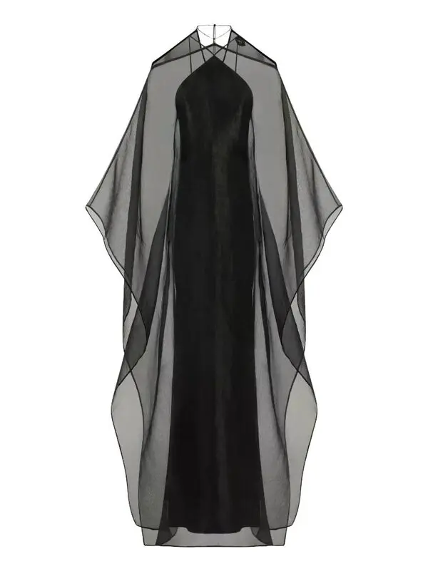 TALLER MARMO Sza Sza Fantasma Kaftan - Black