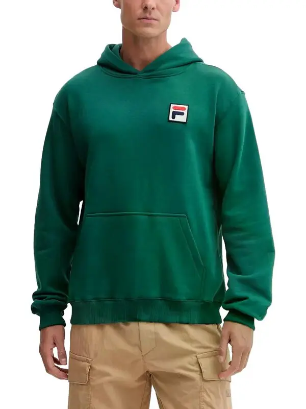 FILA Logo-patch Hoodie - Green