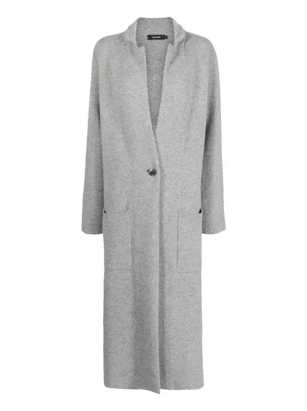 LISA YANG Single-breasted Coat - Grey