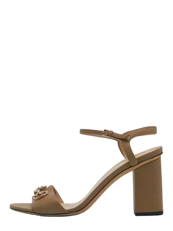 Gucci Claudie Ankle Strap Sandals - Neutrals