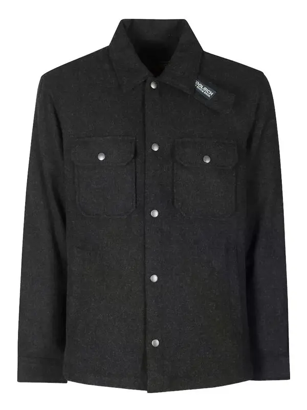 Woolrich Button-up Shirt Jacket - Grey