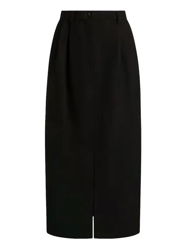 Dolce & Gabbana Double-wool-crêpe Skirt - Black