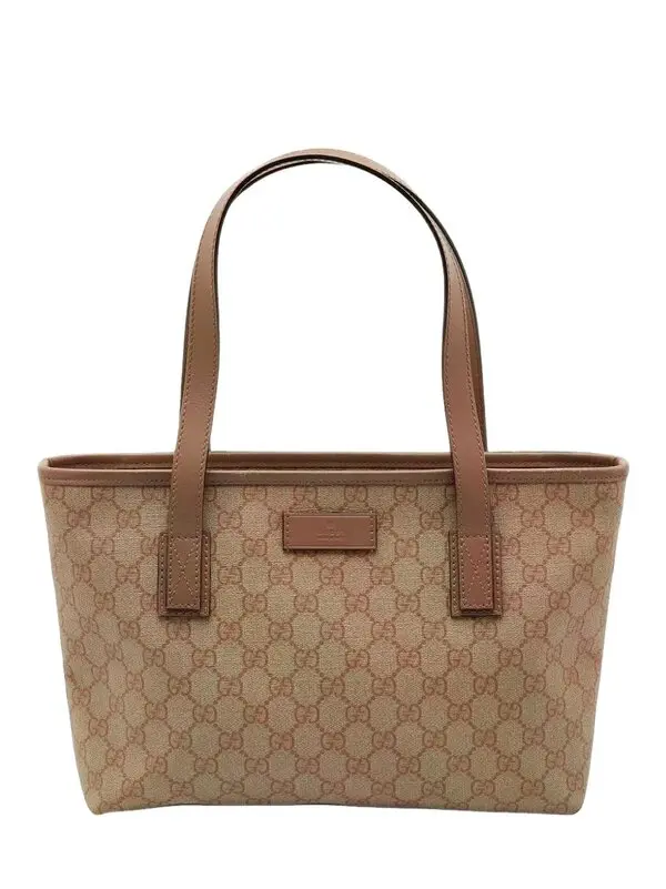 Gucci Small Gg Supreme Tote Bag - Neutrals