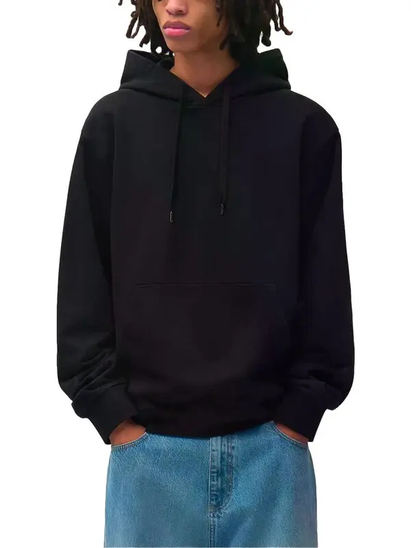 ARTE ANTWERP Graphic-print Drawstring Hoodie - Black
