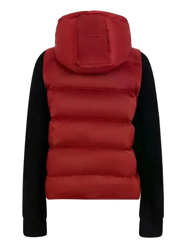MOORER Ghiara-sh Hooded-quilted Jacket - Red