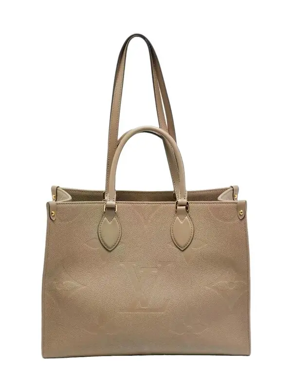 LOUIS VUITTON 2021 Medium Onthego Empreinte Monogram Tote Bag - Neutrals