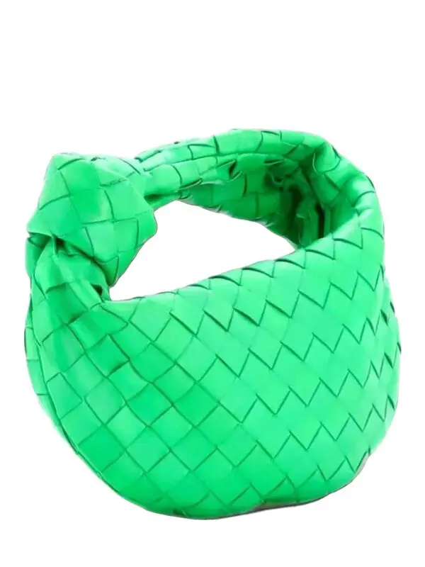 Bottega Veneta Bv Jodie Intrecciato Nappa Mini Hobo Bag - Green