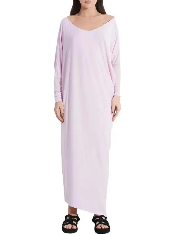 TESSITURA BODY COUTURE Draped Oversized Maxi Dress - Pink