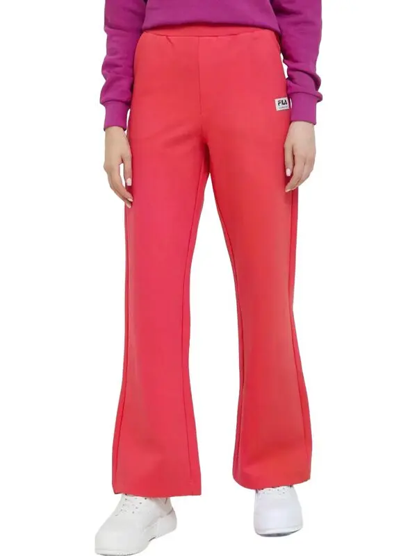 FILA Logo-patch Track Pants - Red