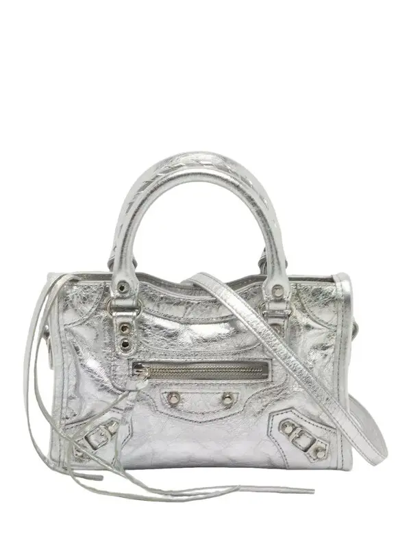 Balenciaga Nano Le City Tote Bag - Silver