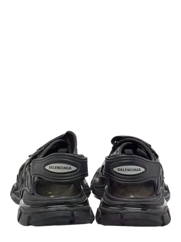Balenciaga Track Slingback Sandals - Black