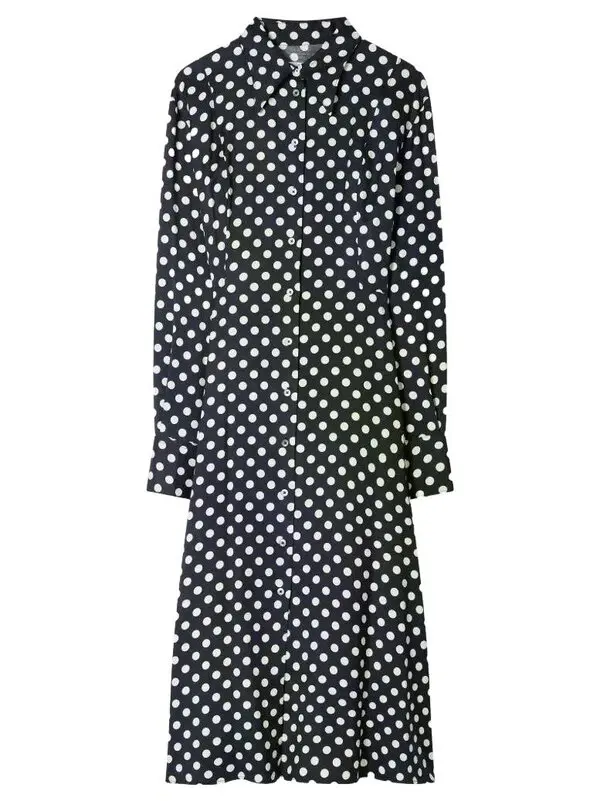 Paul Smith Polka-dot Shirt Dress - Black